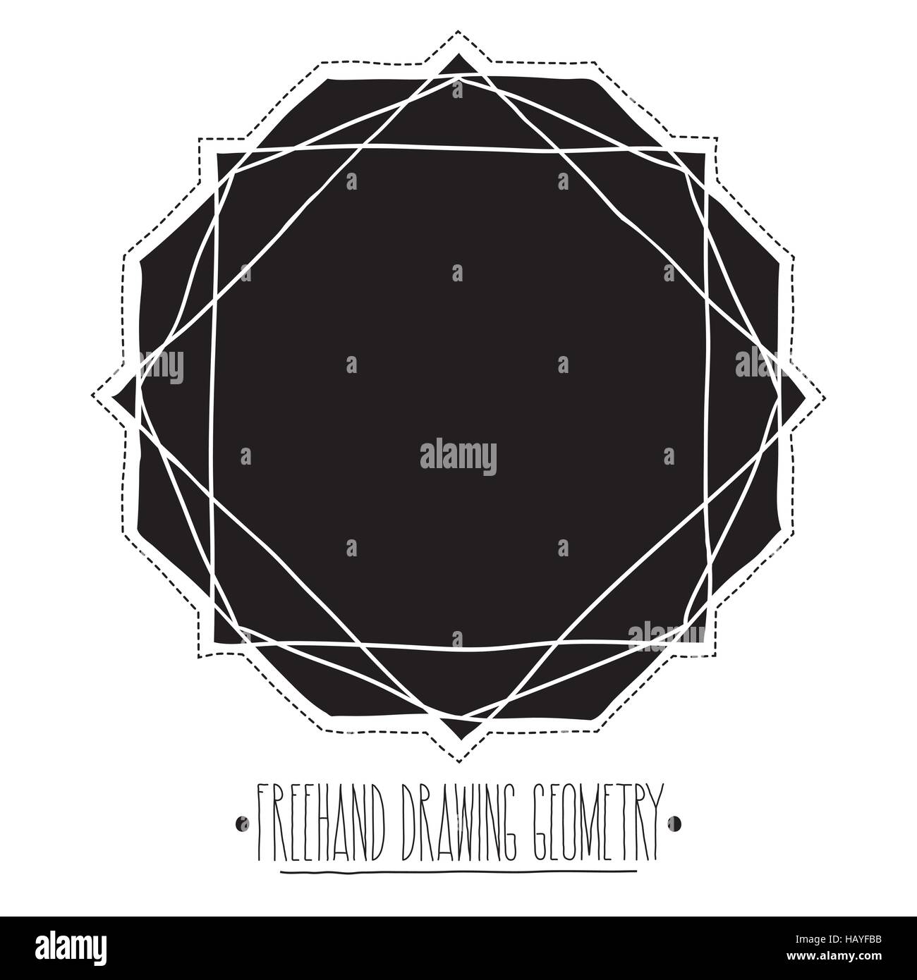 Filled black geometric figures hi-res stock photography and images - Alamy