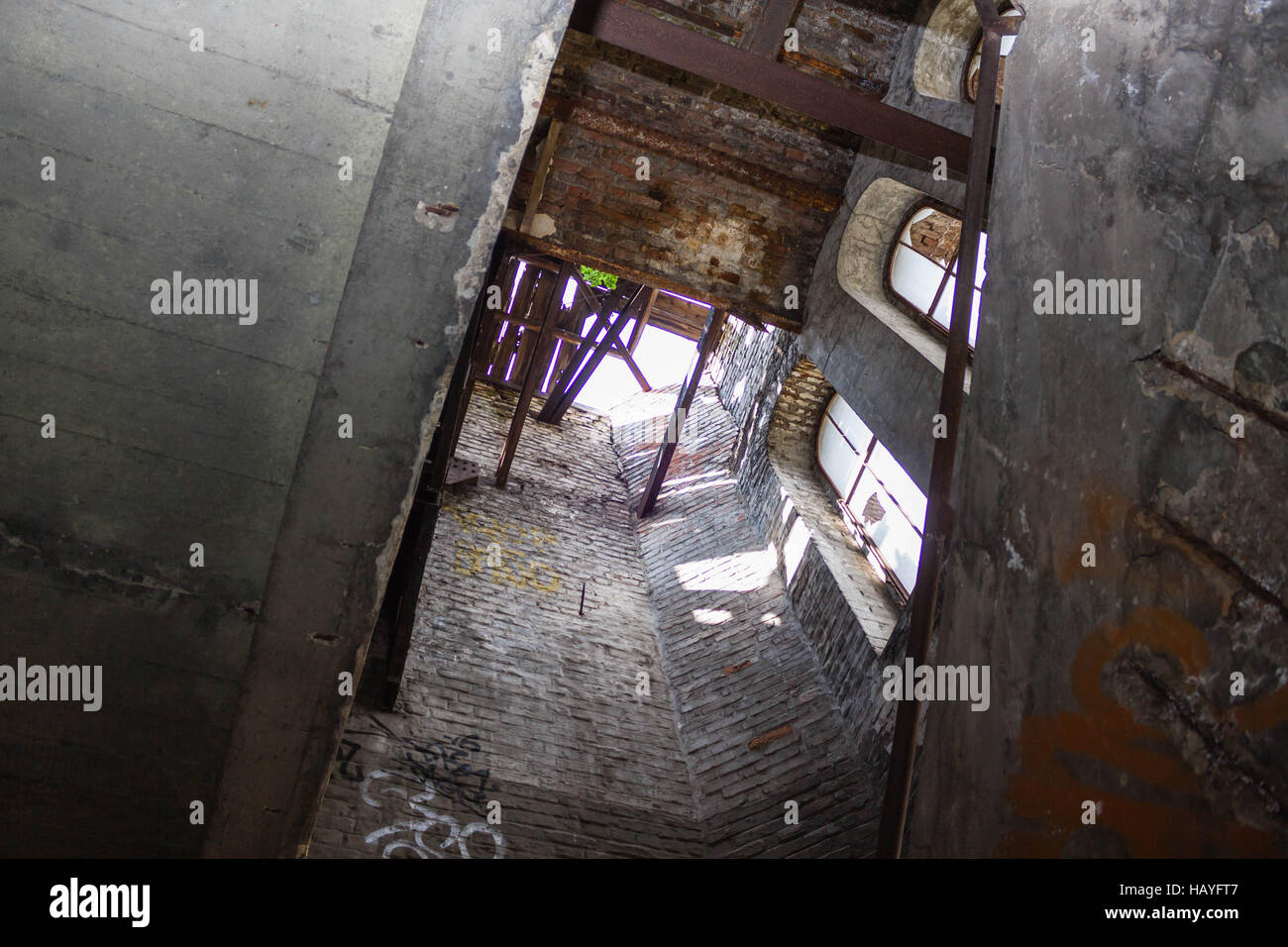 Decay in abandoned building Stock Photo - Alamy