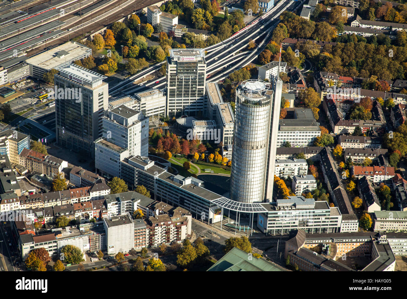 City of Essen / RWE Tower Stock Photo - Alamy