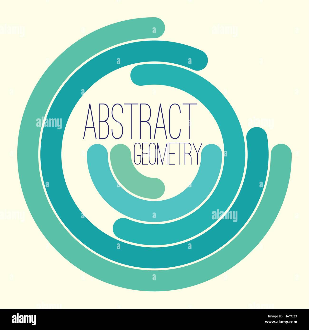 Abstract geometry simple figure for your text, logo Stock Vector Image ...
