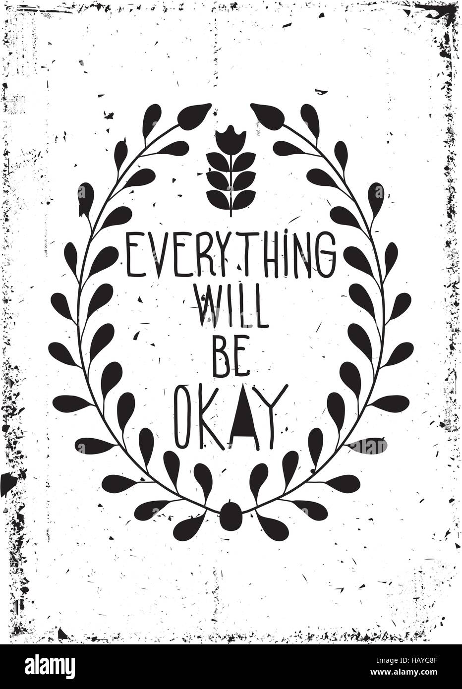 Simple vintage motivational poster Stock Vector Image & Art - Alamy