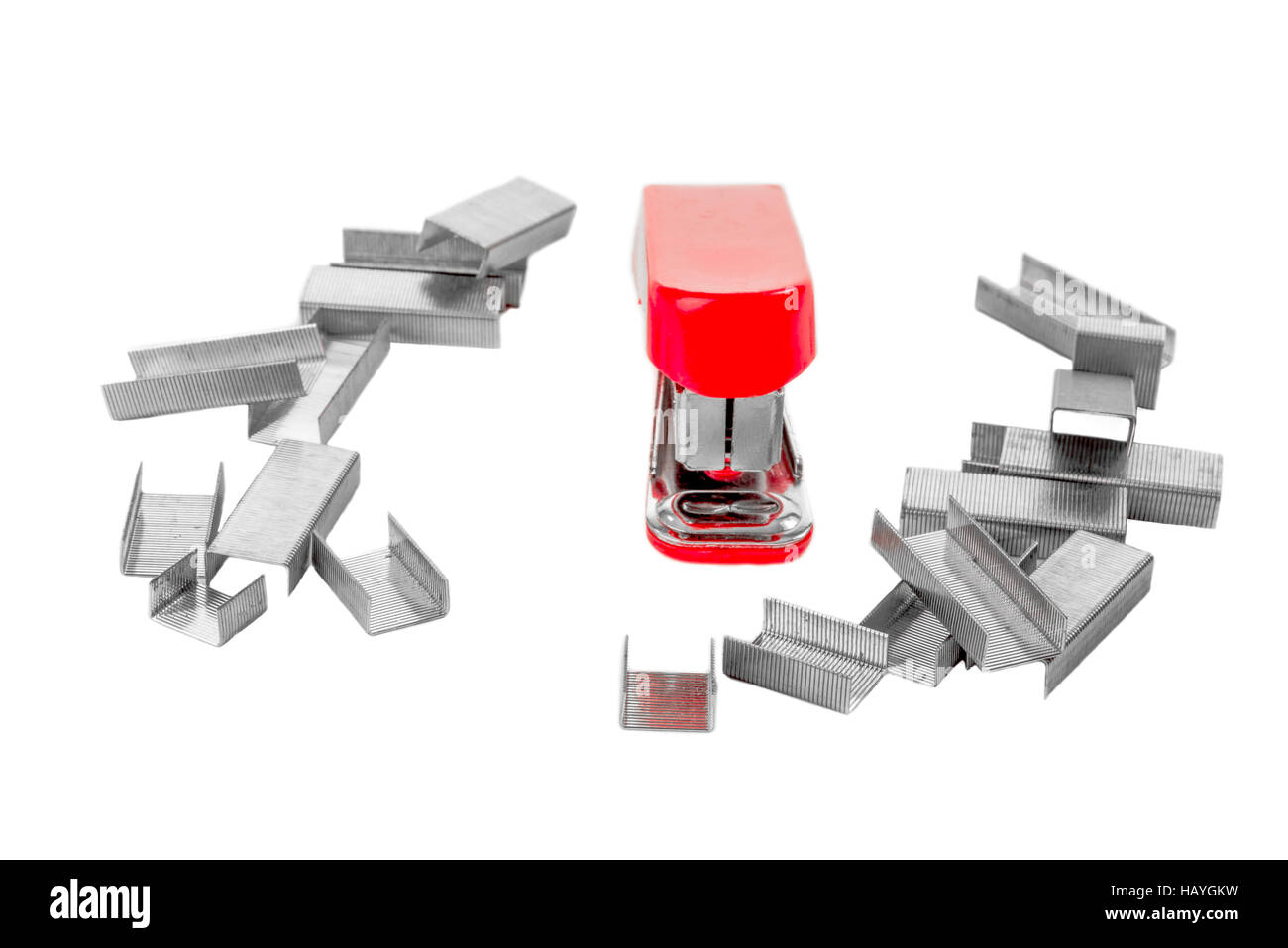 Little Red Stapler Stock Photo - Alamy