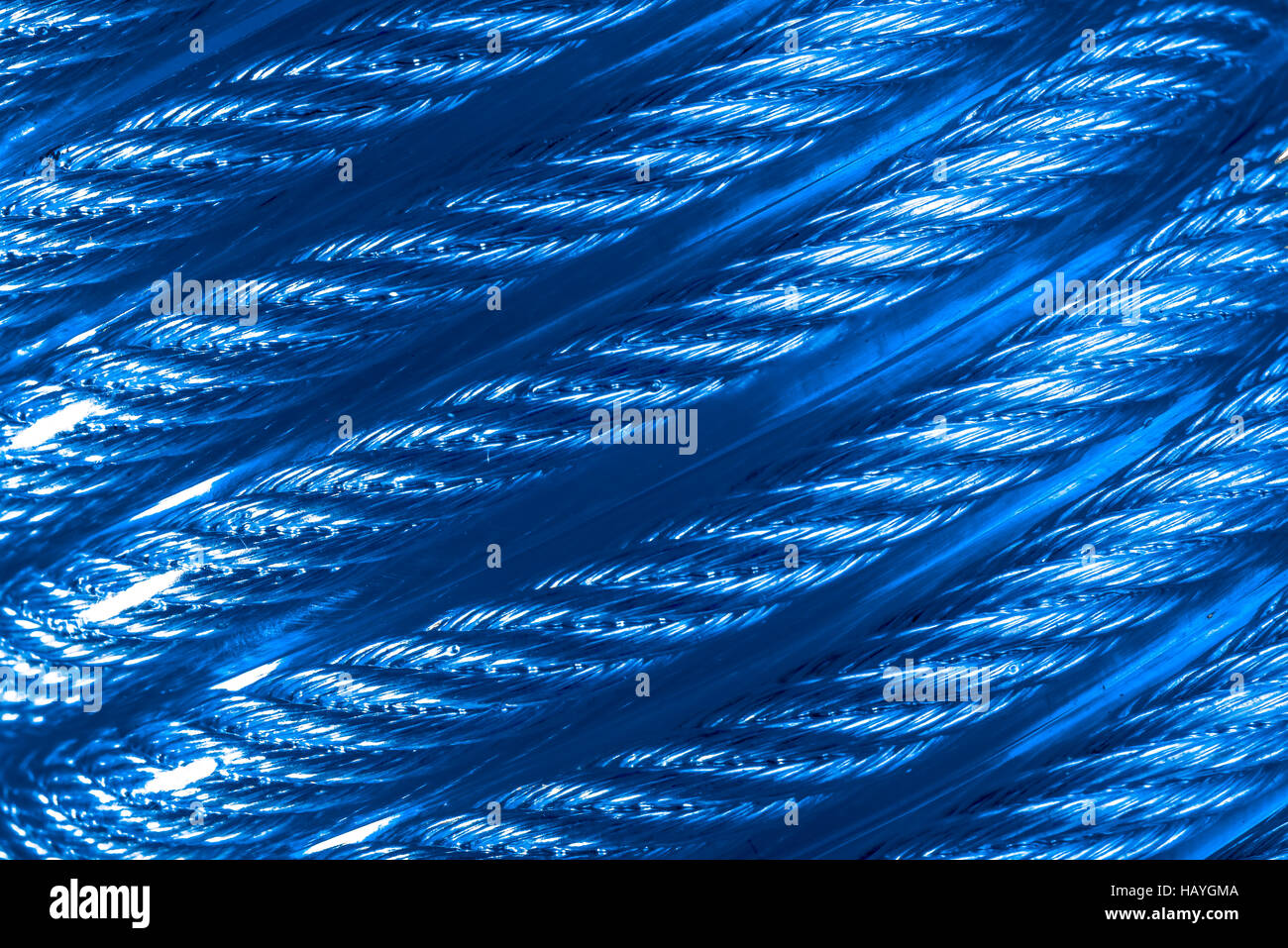 Blue Cable Background Stock Photo - Alamy