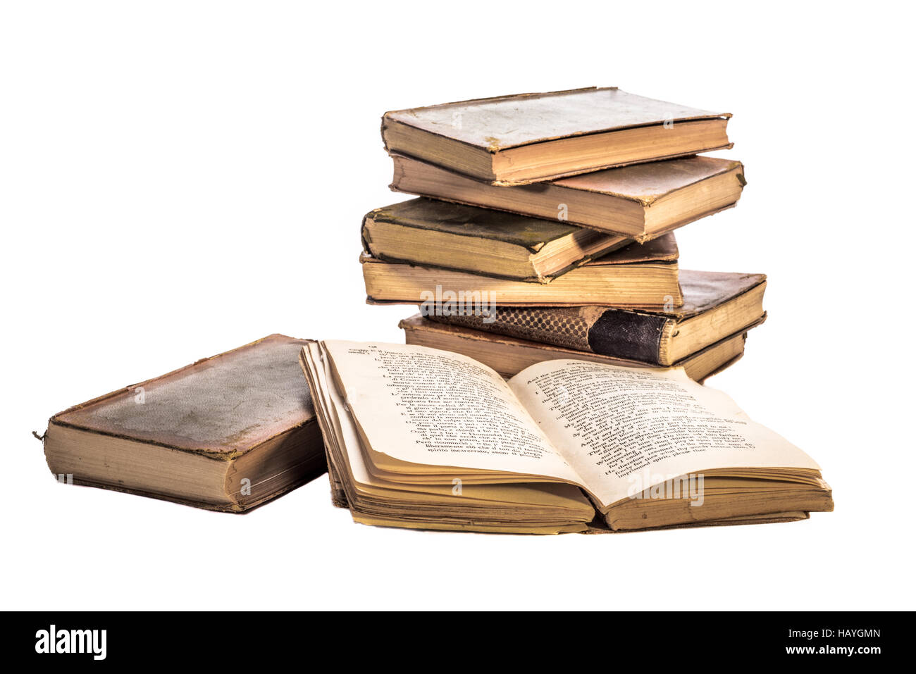 Old latin book page Cut Out Stock Images & Pictures - Alamy