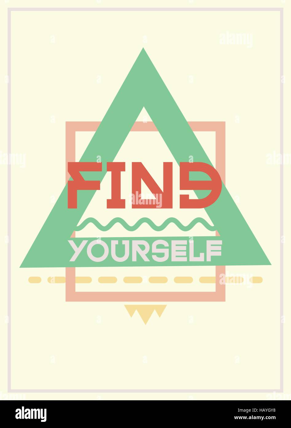 Simple and strong motivational poster Stock Vector Image & Art - Alamy