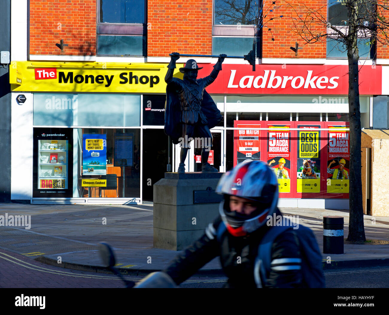 Spirit of Carnival statue in Bridgewater, Somerset, England UK Stock ...