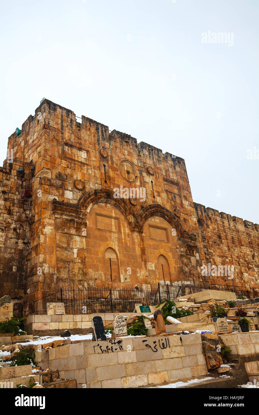 Golden gate jerusalem hi-res stock photography and images - Alamy