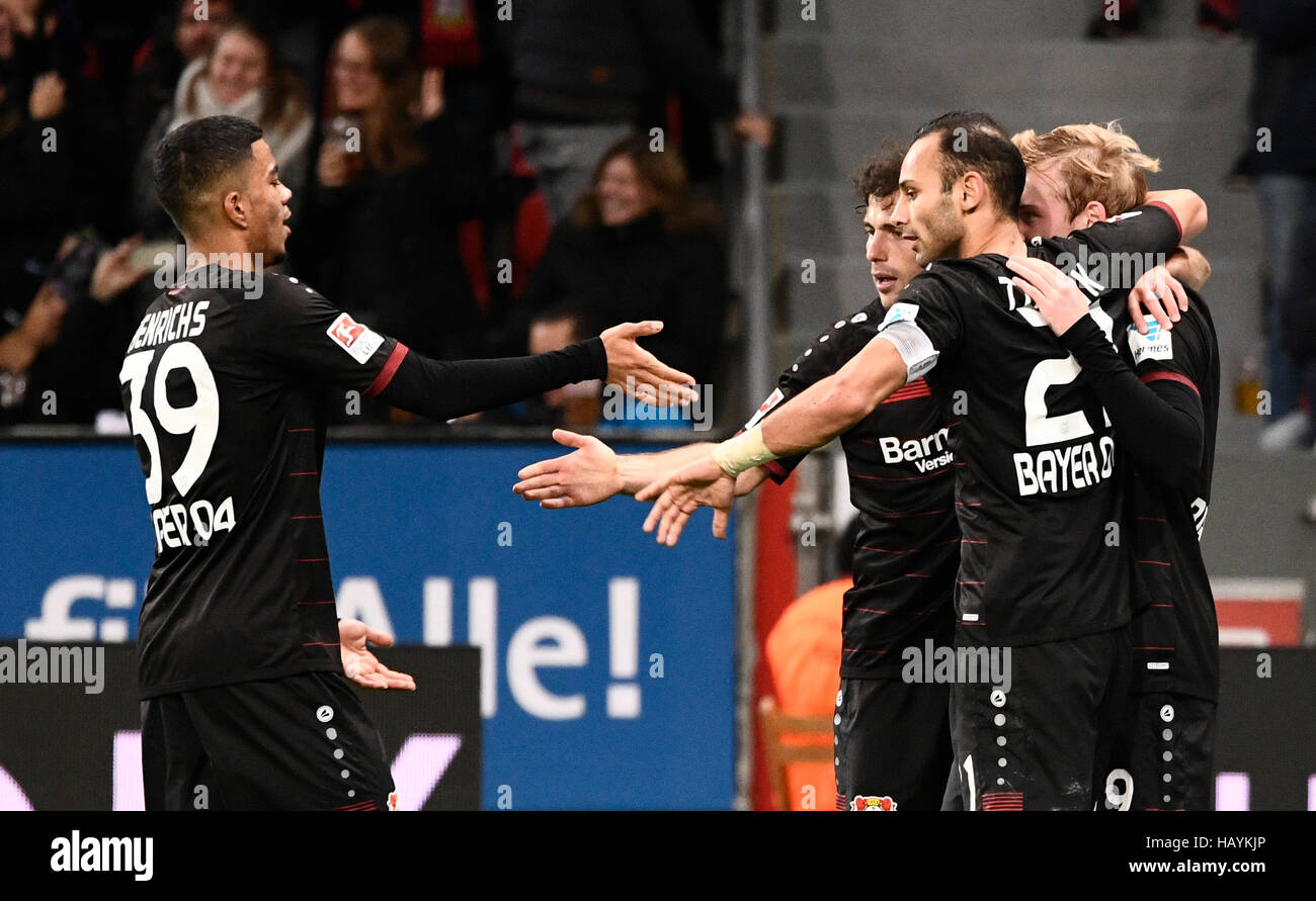 BayArena Leverkusen Germany 18.11.2016, 1st Football Bundesliga season ...