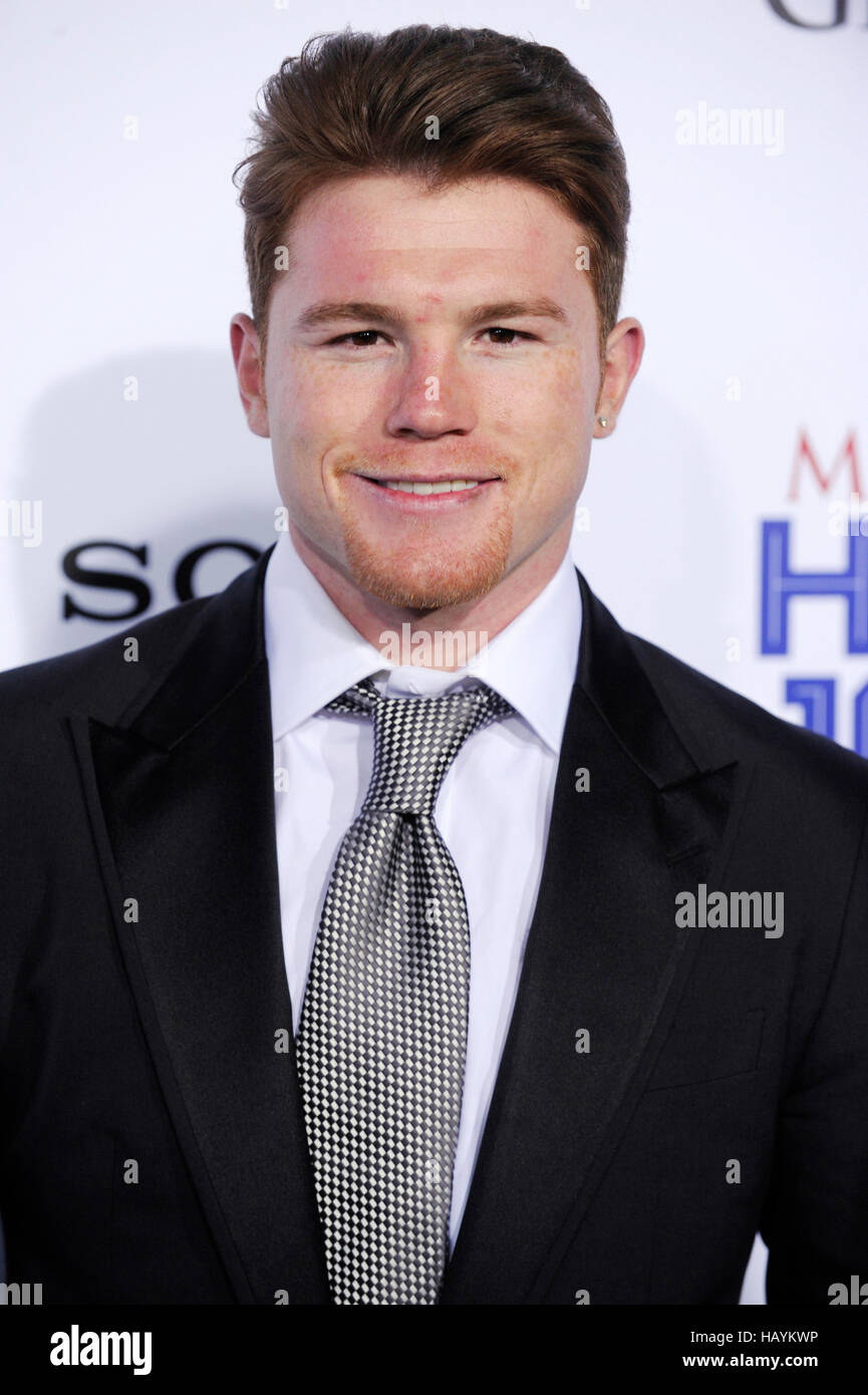 Boxer Saul “ Canelo” Alvarez attends the Maxim 2013 Hot 100 Annual ...