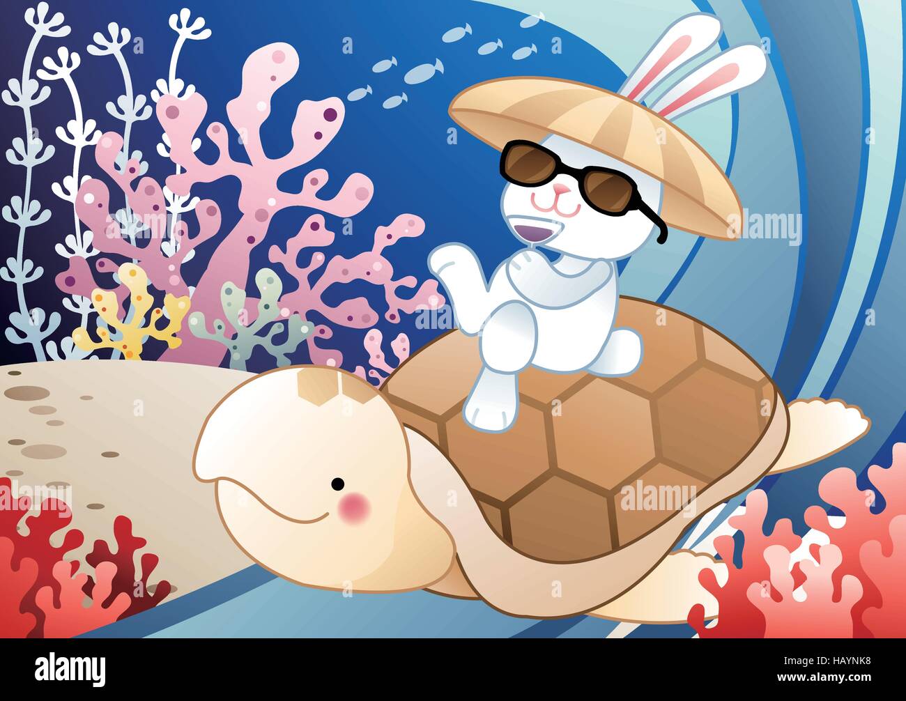 Tortoise and the hare illustration hi-res stock photography and images ...