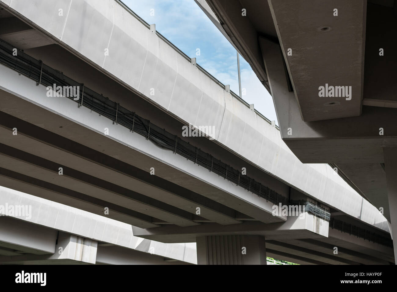 Beautiful highway underpass in Hong Kong Stock Photo - Alamy