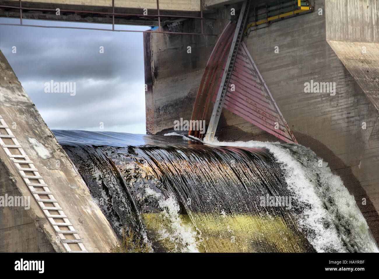 Electricity production dam waterfall water hi-res stock photography and ...