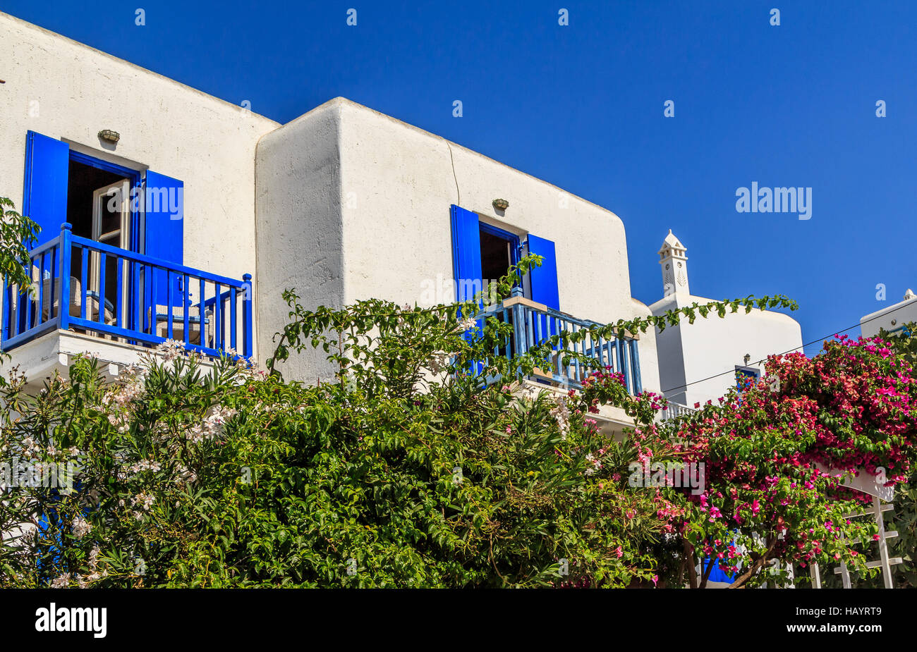 Blue balcony hi-res stock photography and images - Alamy