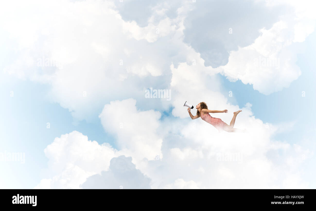 She is free to express herself Stock Photo - Alamy