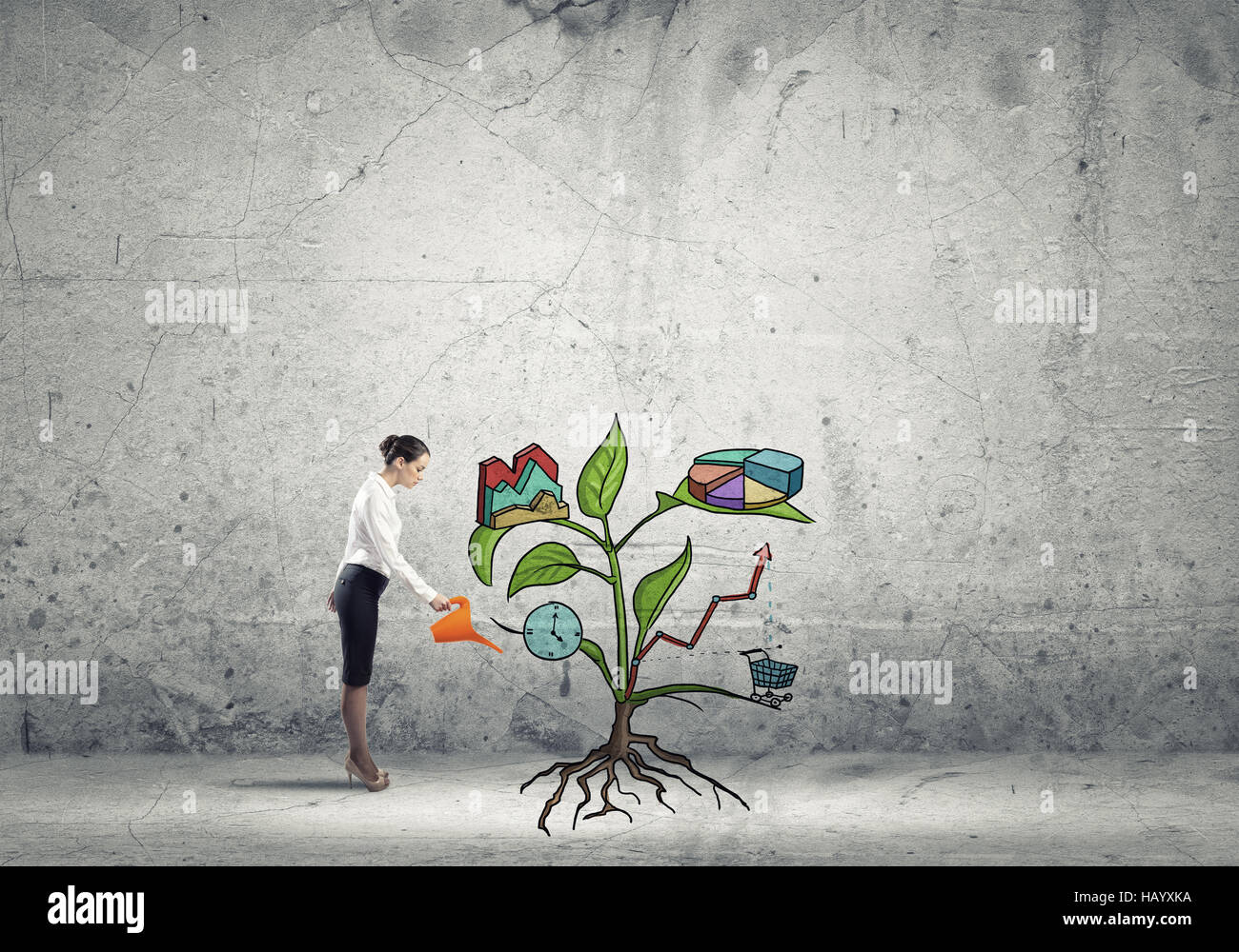 Make your income grow Stock Photo - Alamy