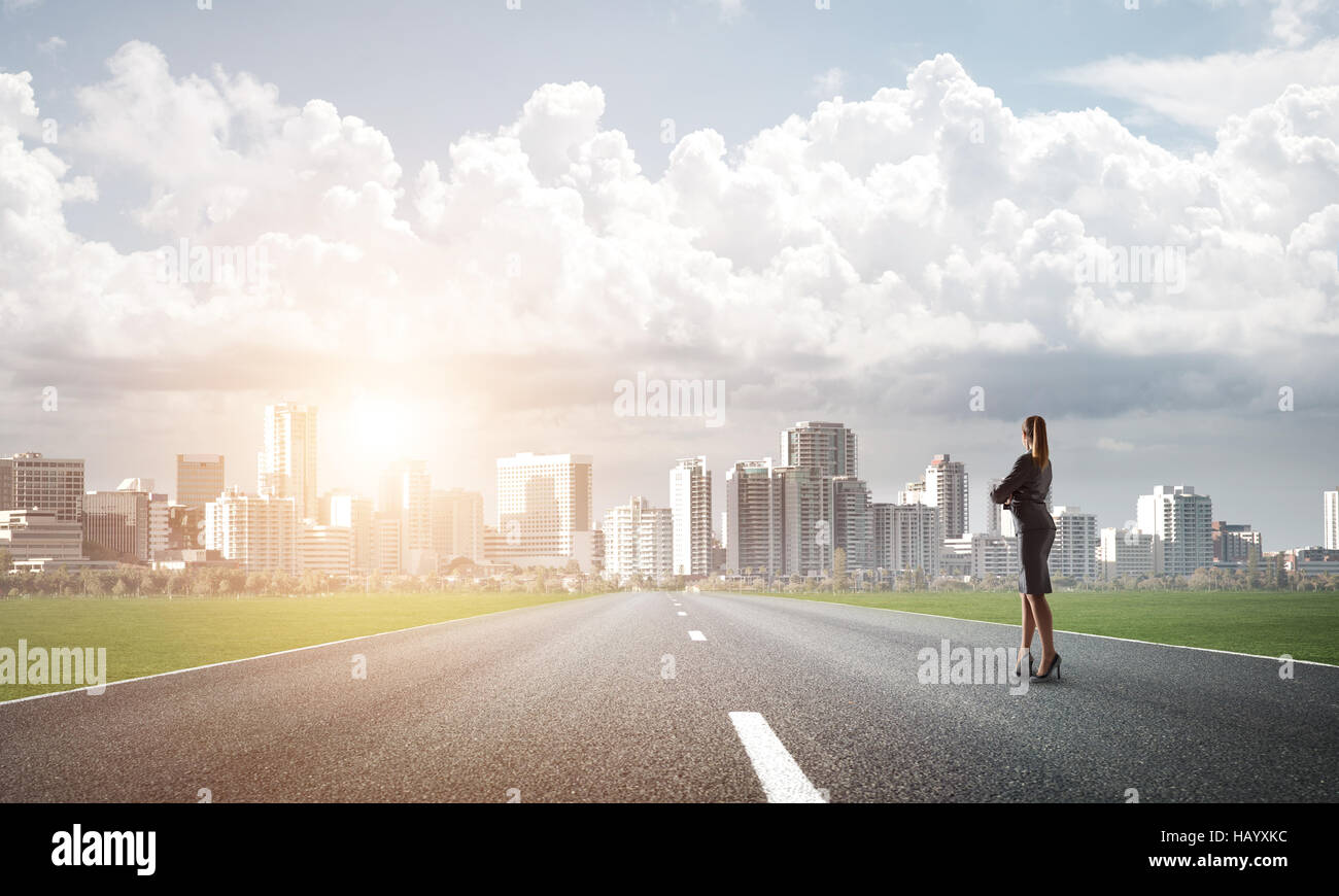Your way to success Stock Photo - Alamy