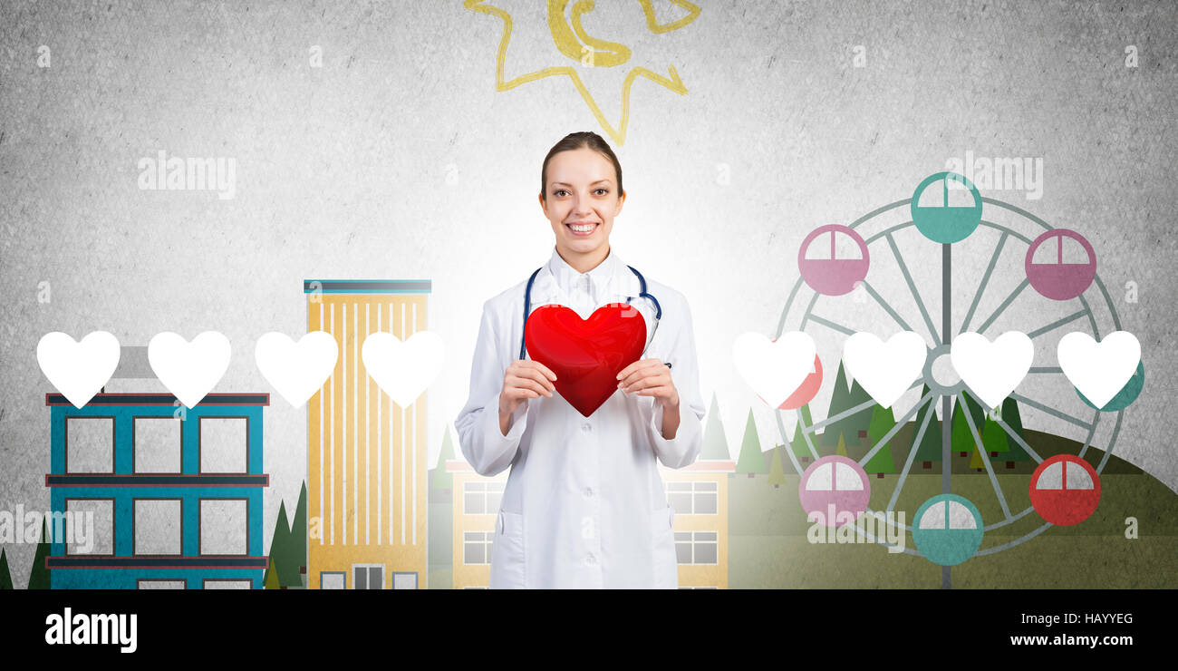 Check your heart health Stock Photo - Alamy