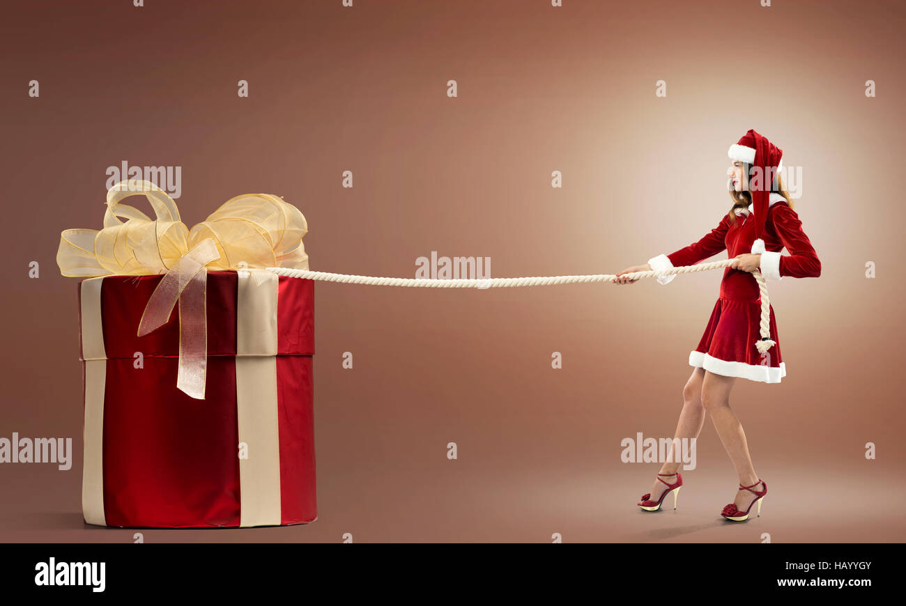 Get your Christmas gift Stock Photo - Alamy