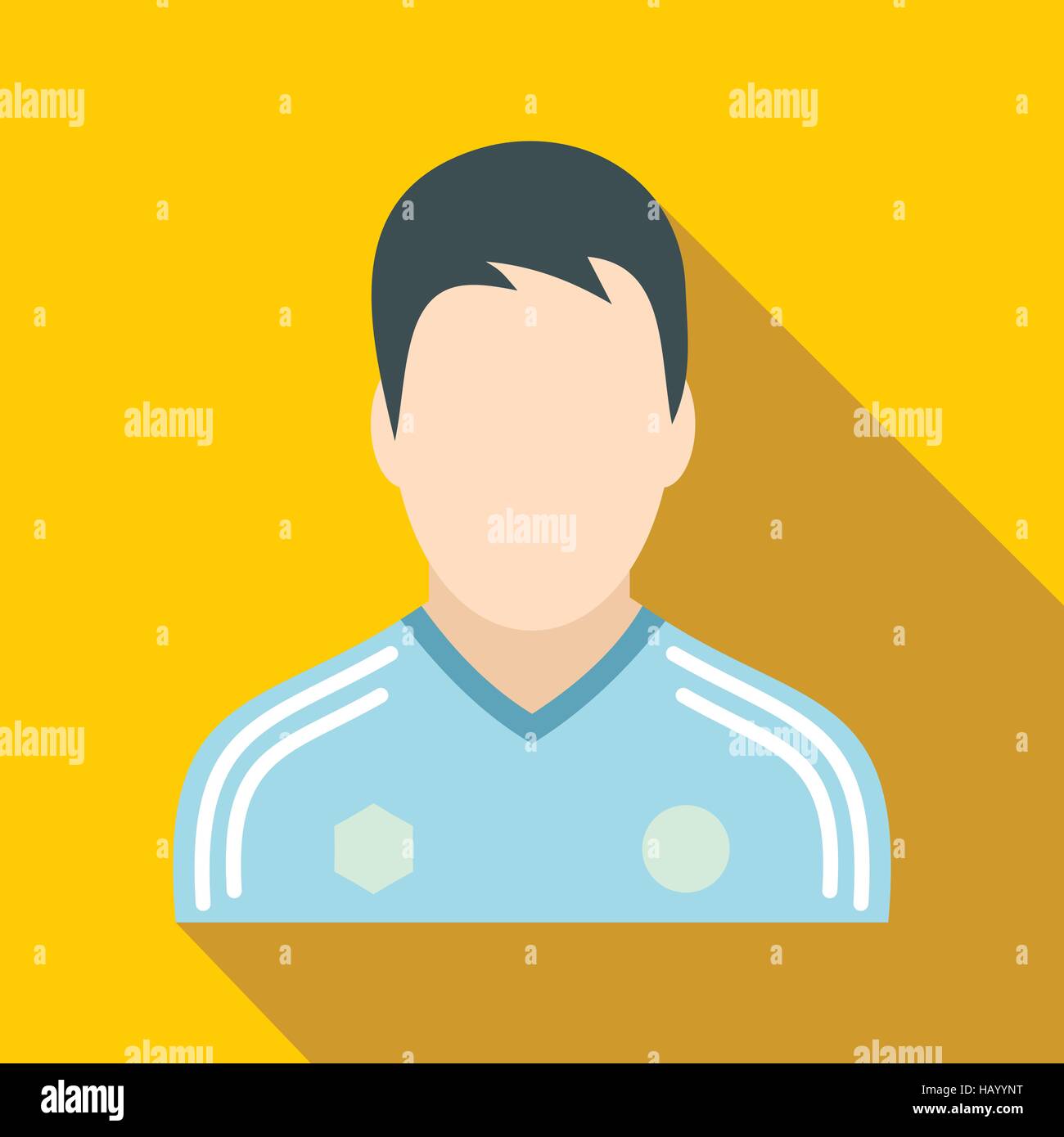 Soccer guy portrait Stock Vector Images - Alamy