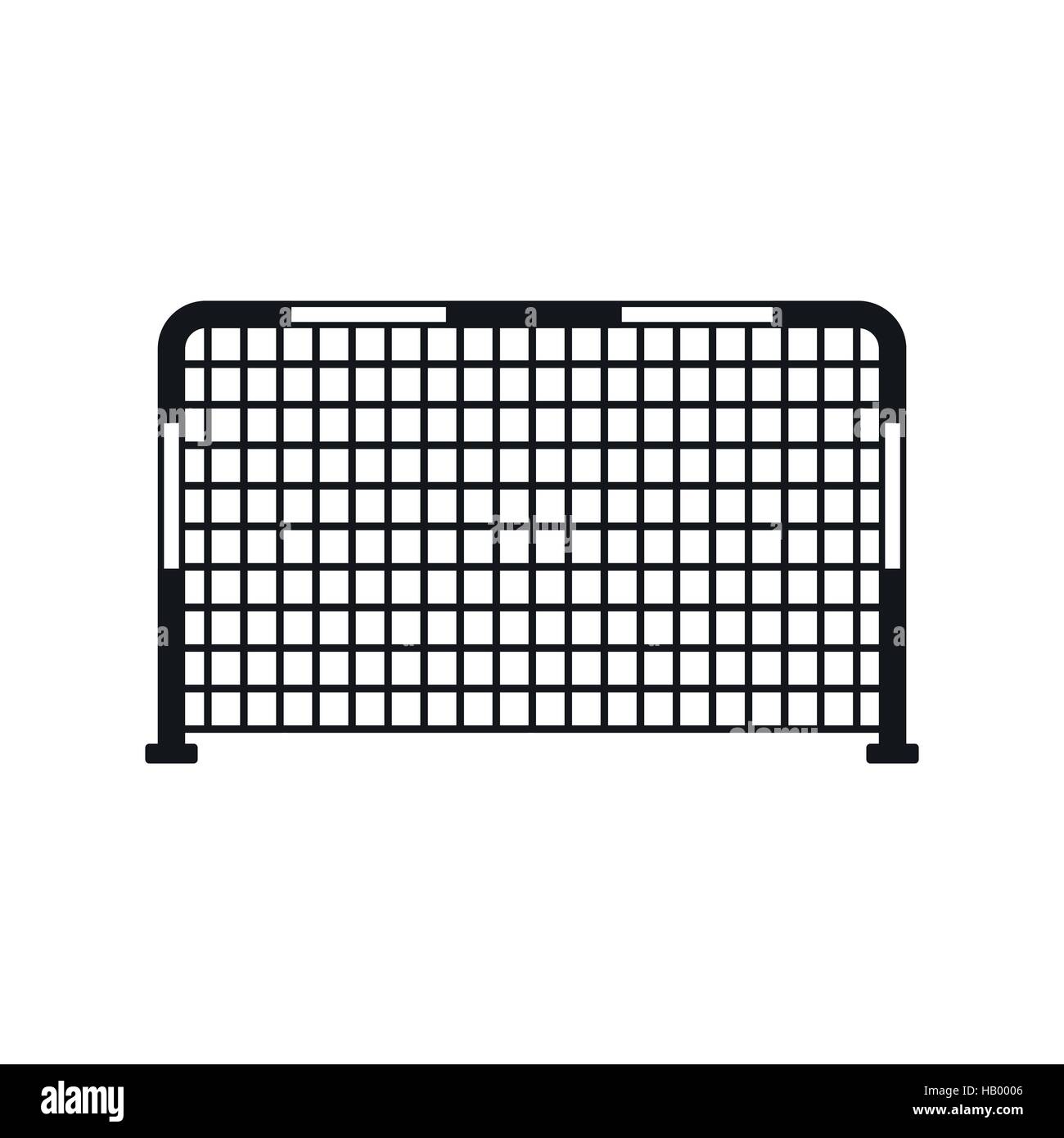 Soccer goal black, simple icon Stock Vector Image & Art - Alamy