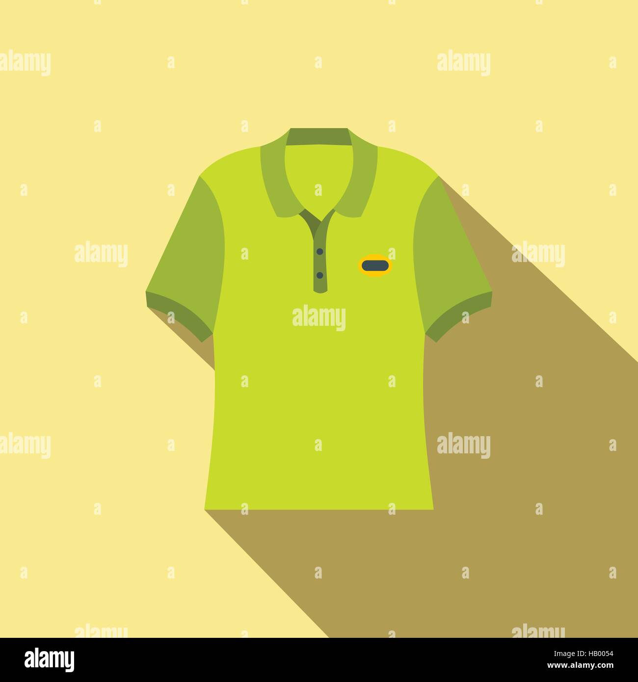 Green polo t shirt Stock Vector Images - Alamy