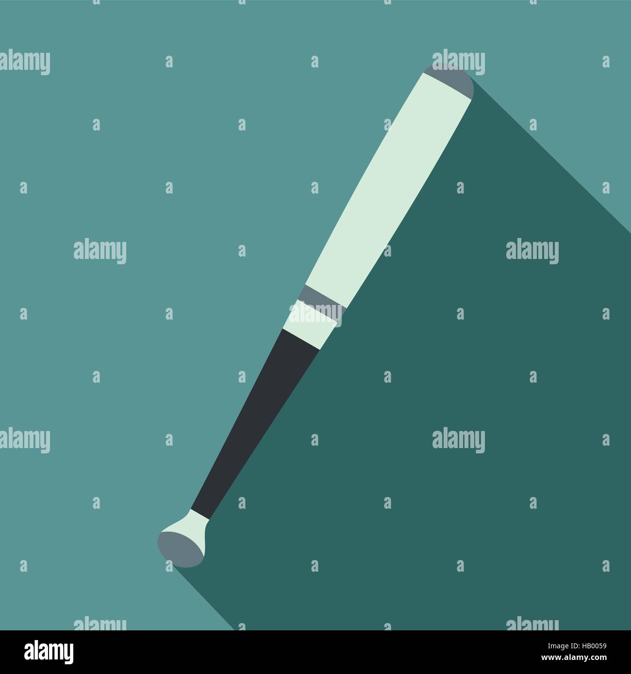 Metallic baseball bat flat icon Stock Vector Image & Art - Alamy