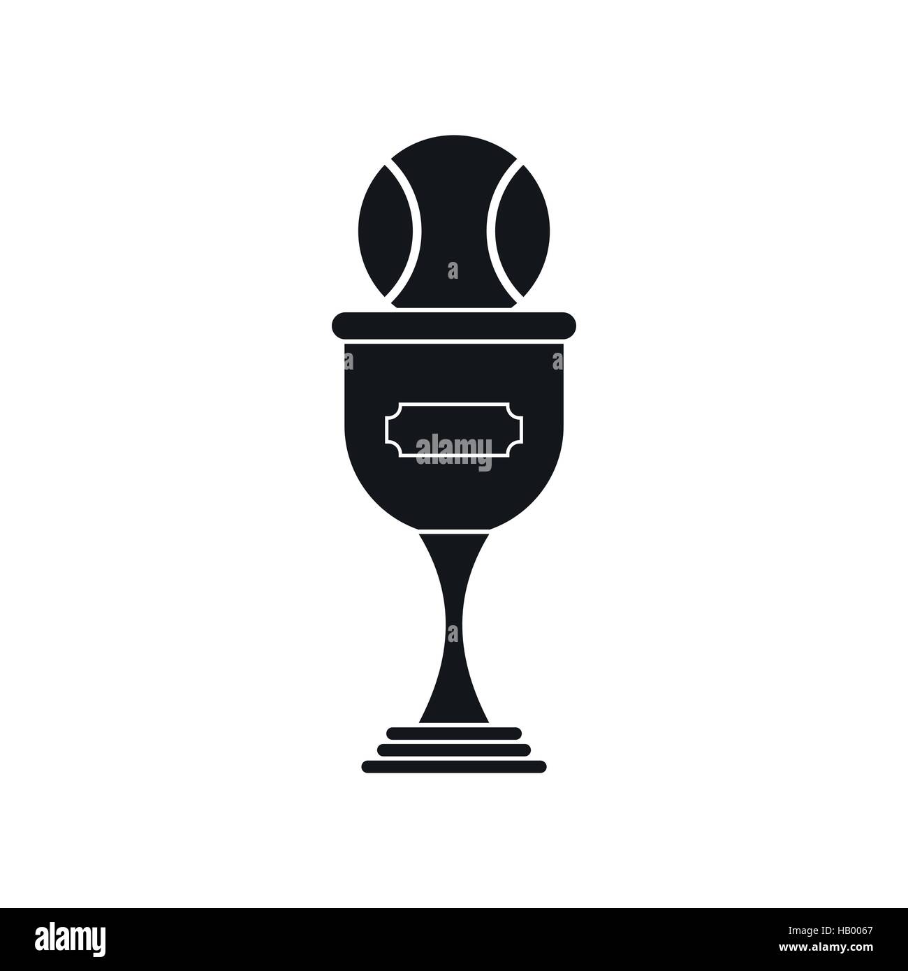 Baseball trophy black simple icon Stock Vector Image & Art - Alamy