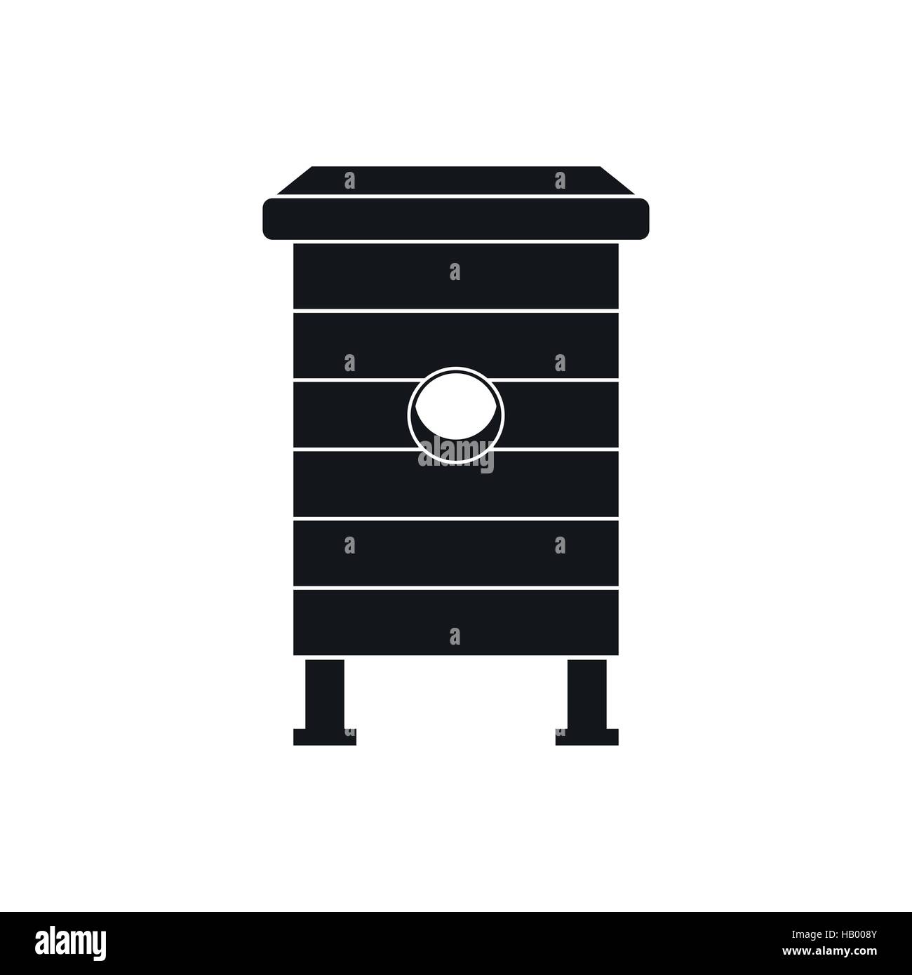 Beehive black simple icon Stock Vector Image & Art - Alamy