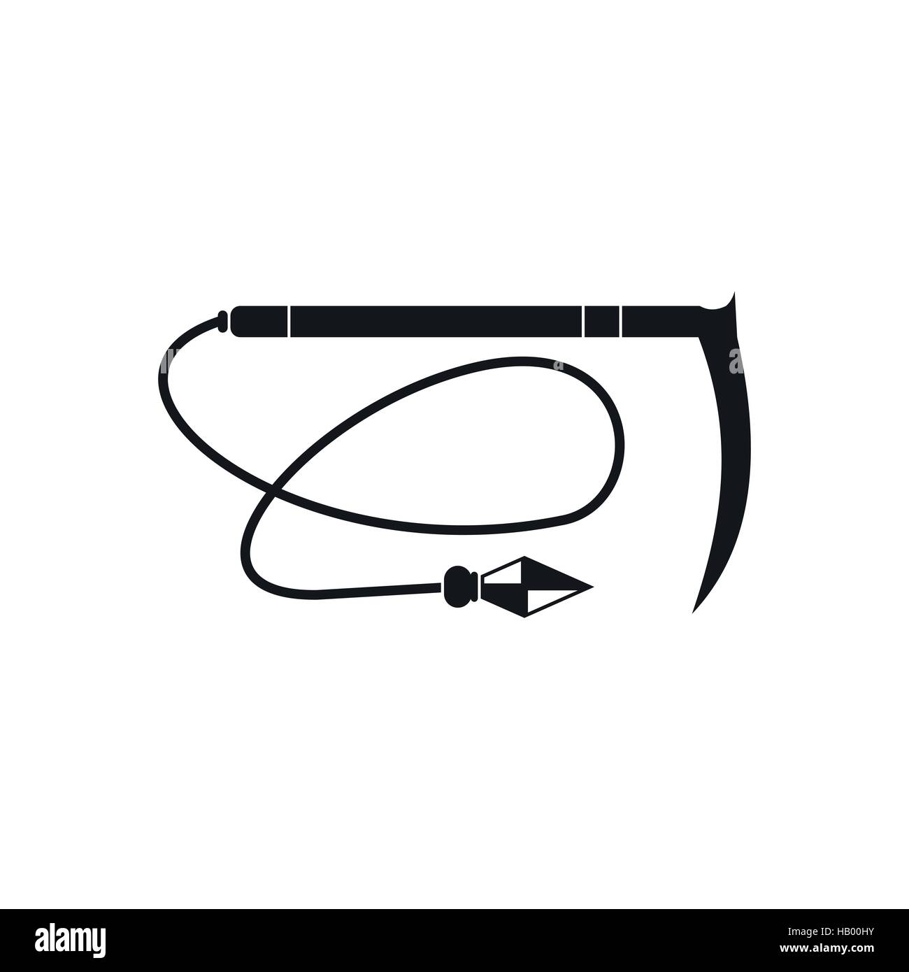 Kama weapon with rope icon Stock Vector Image & Art - Alamy
