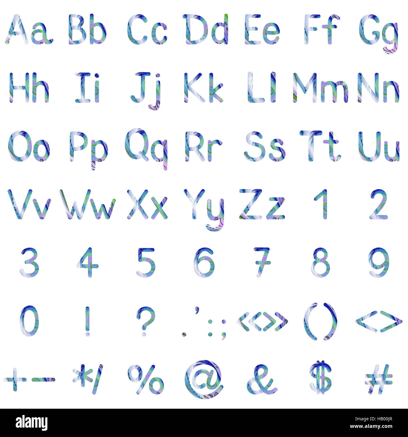 Set of letters hi-res stock photography and images - Alamy