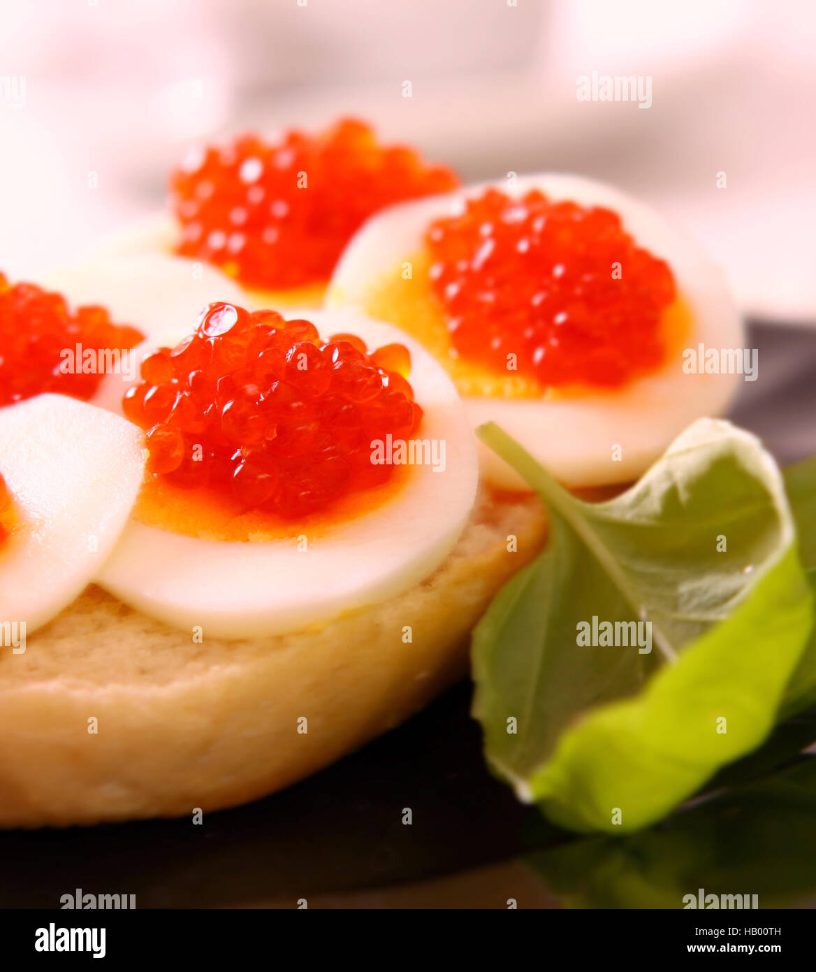 Fresh red caviar Stock Photo - Alamy