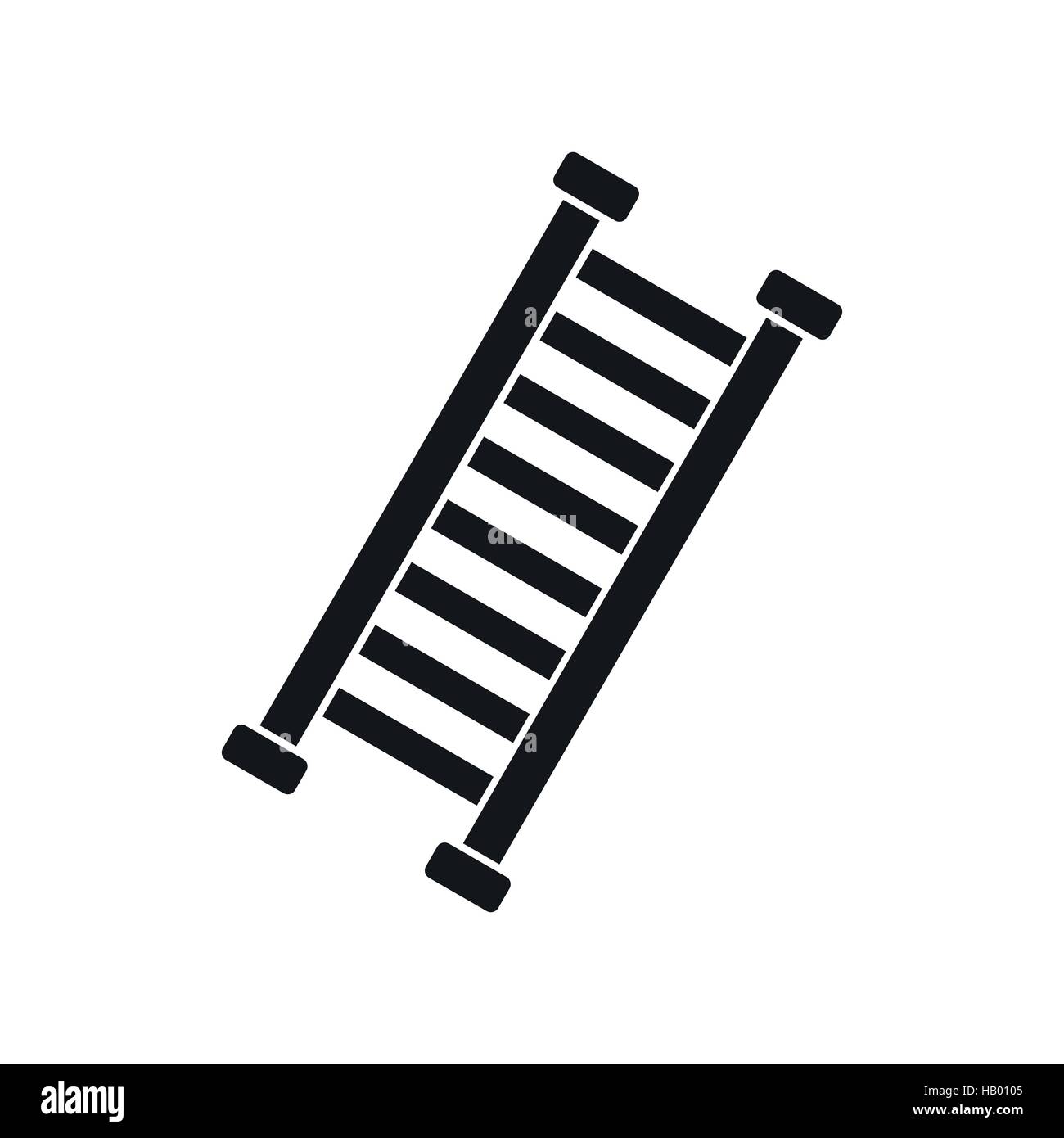 Firefighter ladder black simple icon Stock Vector Image & Art - Alamy