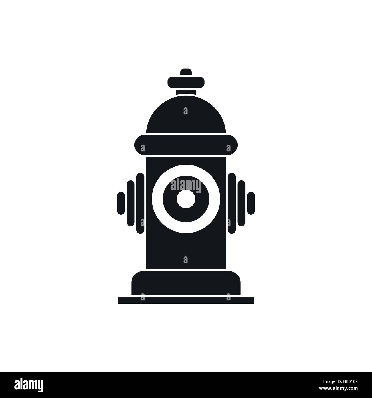 Fire hydrant black simple icon Stock Vector Image & Art - Alamy