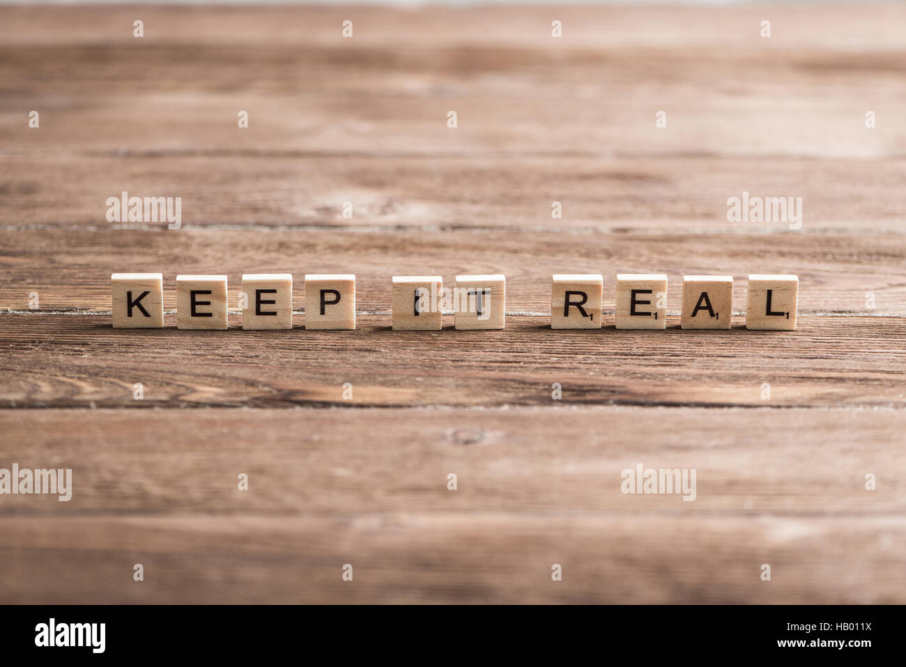 keep it real motivation Stock Photo - Alamy