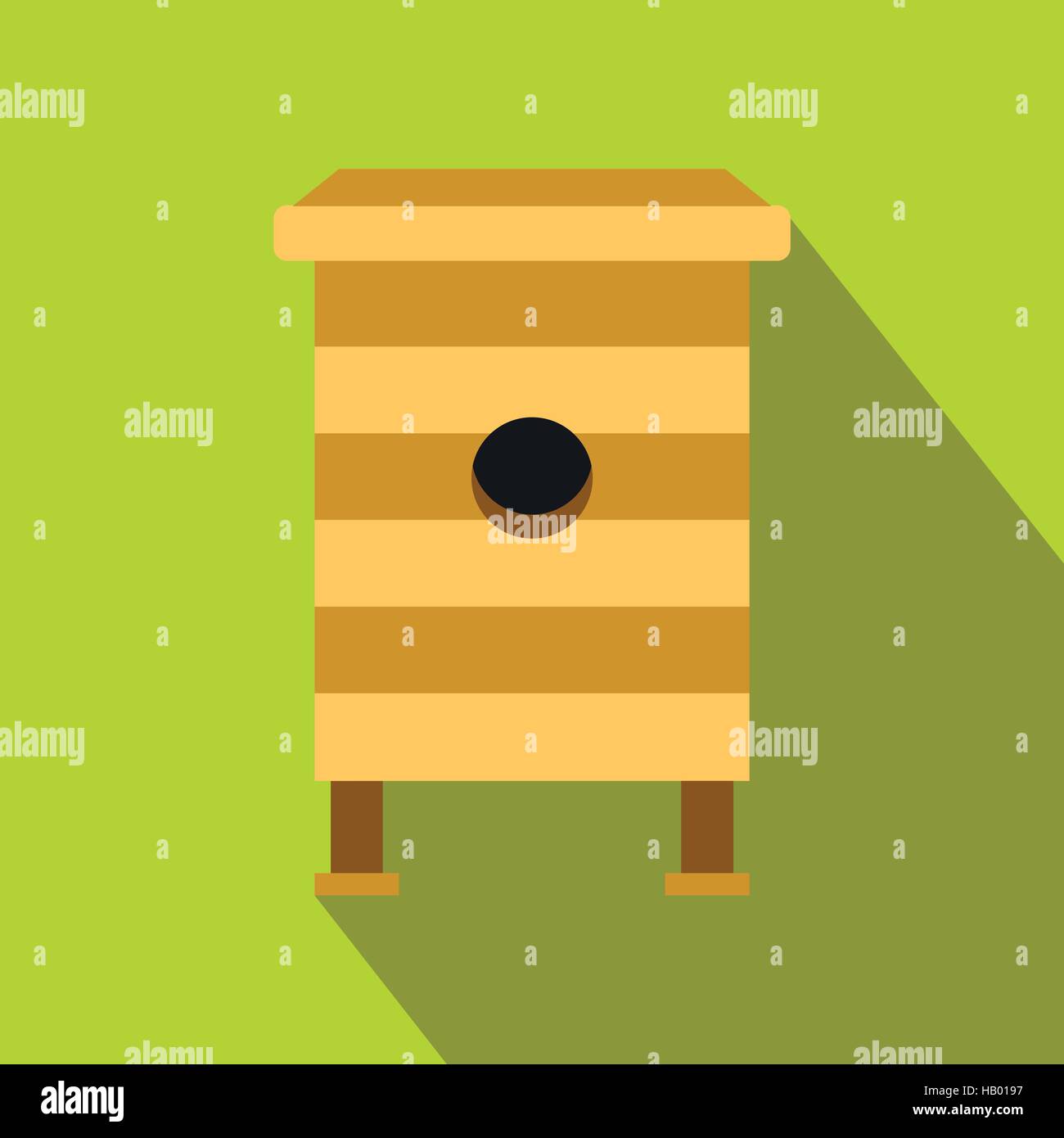 Beehive flat icon Stock Vector Image & Art - Alamy