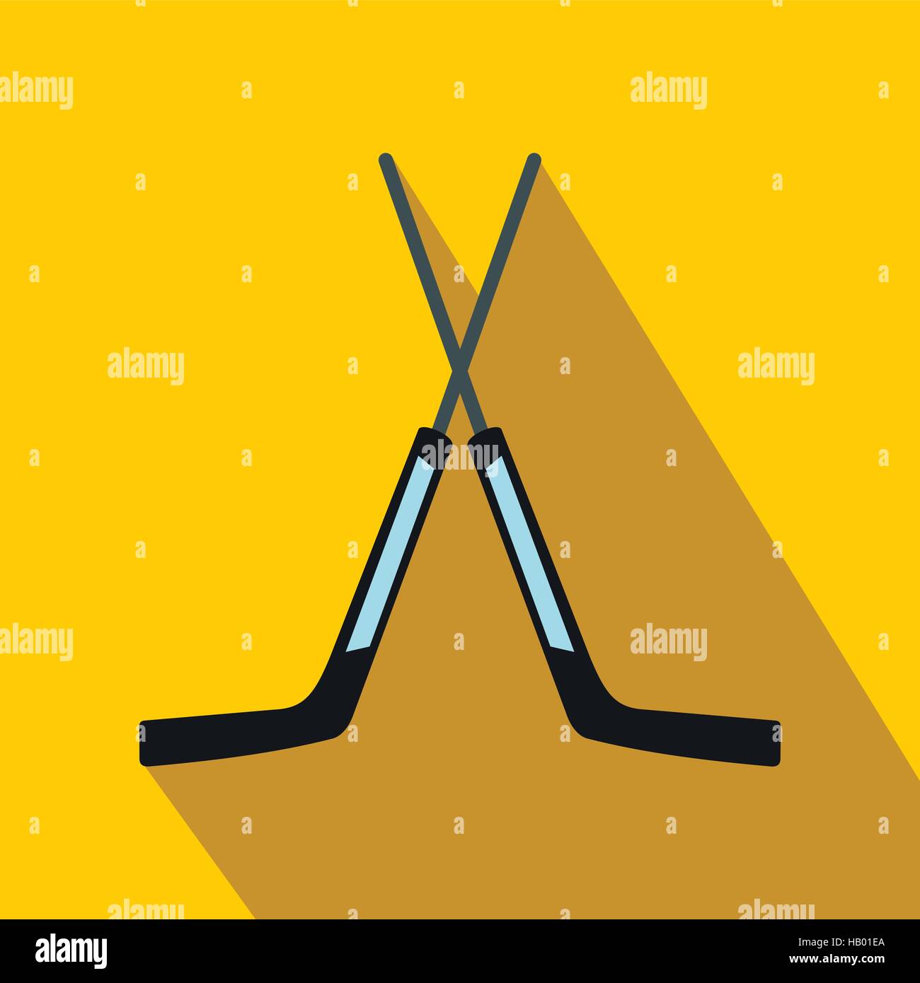 Two crossed hockey sticks icon Stock Vector Image & Art - Alamy