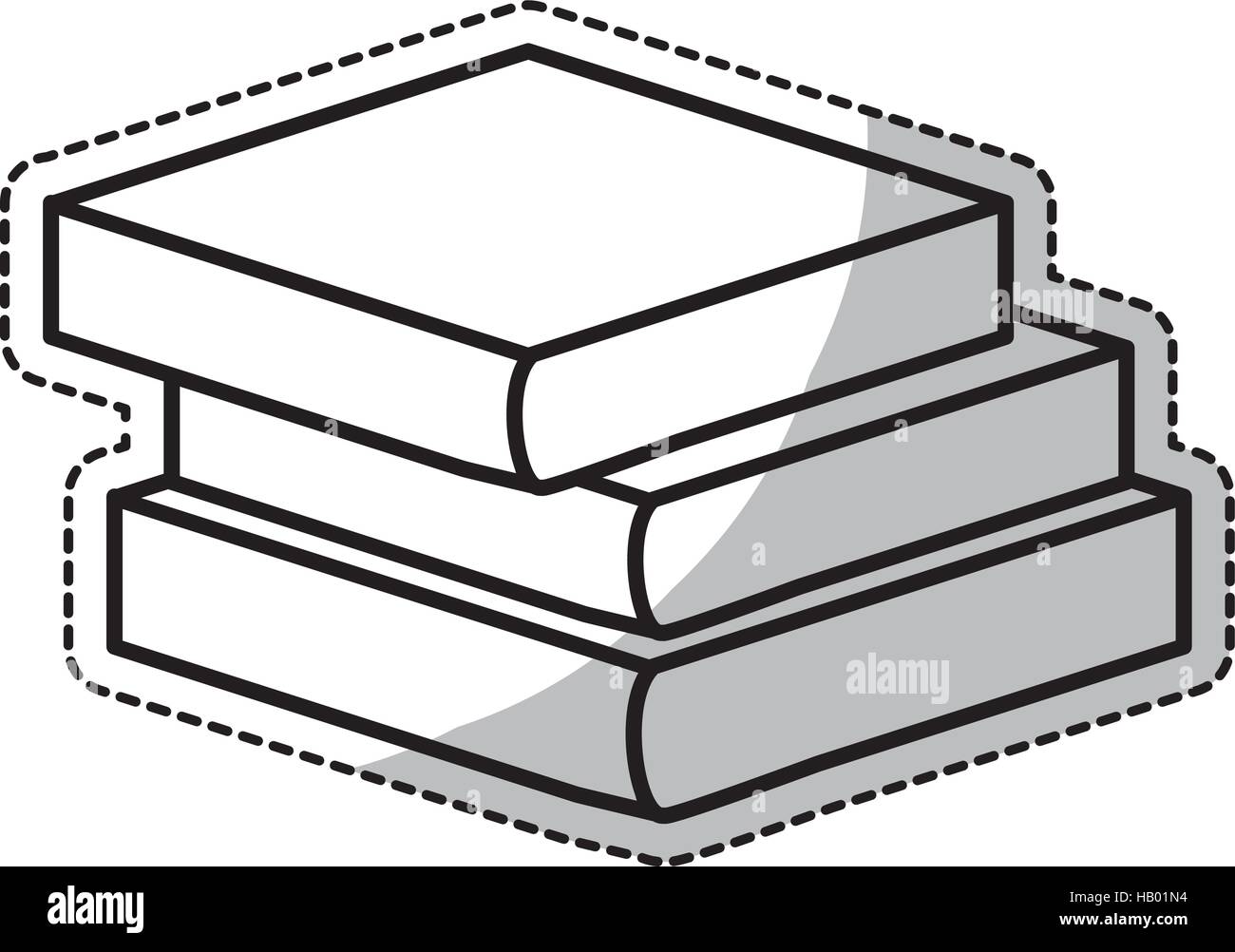 book pile icon image vector illustration design Stock Vector Image ...