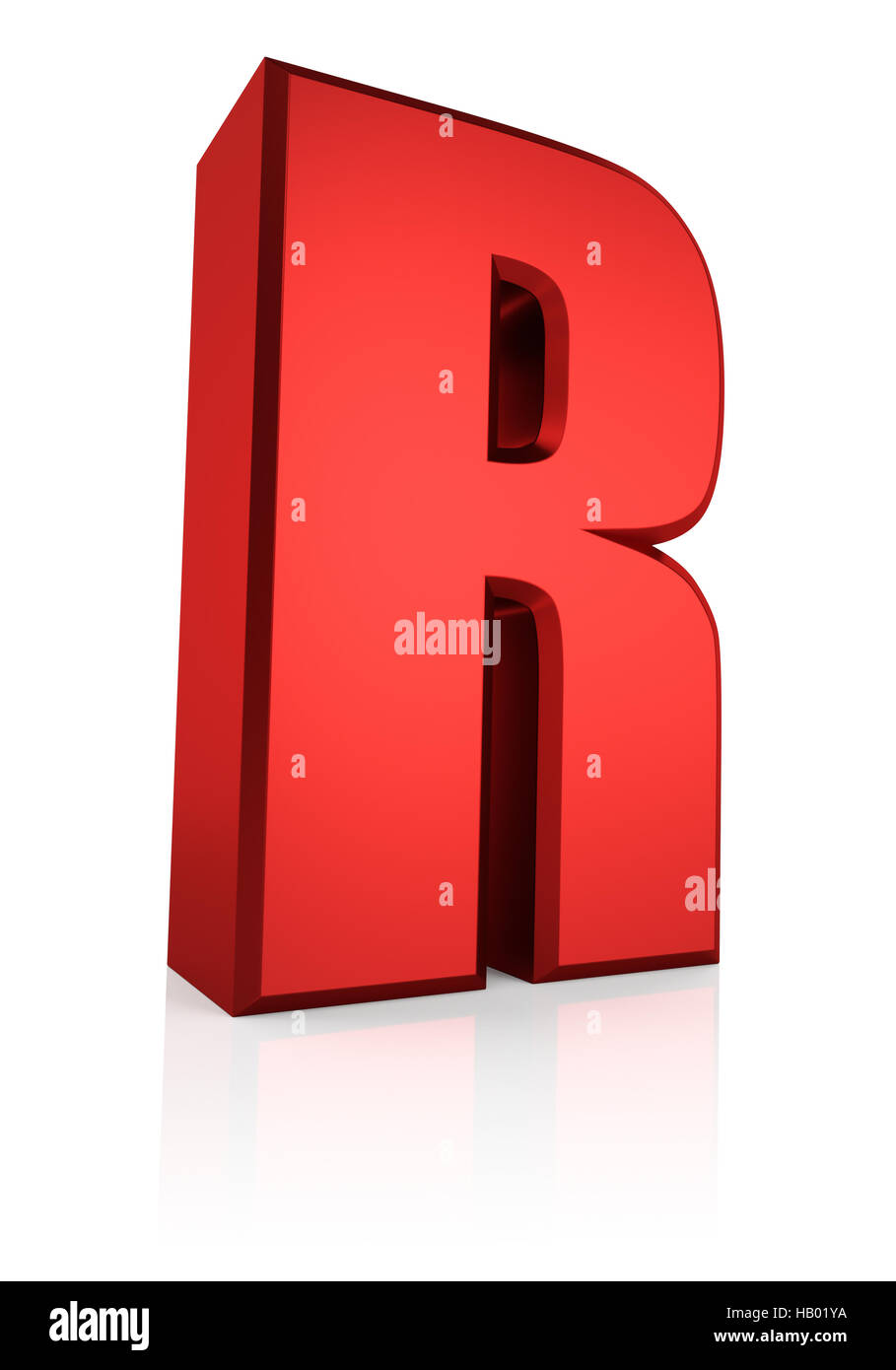 3d Letter R Stock Photo - Alamy
