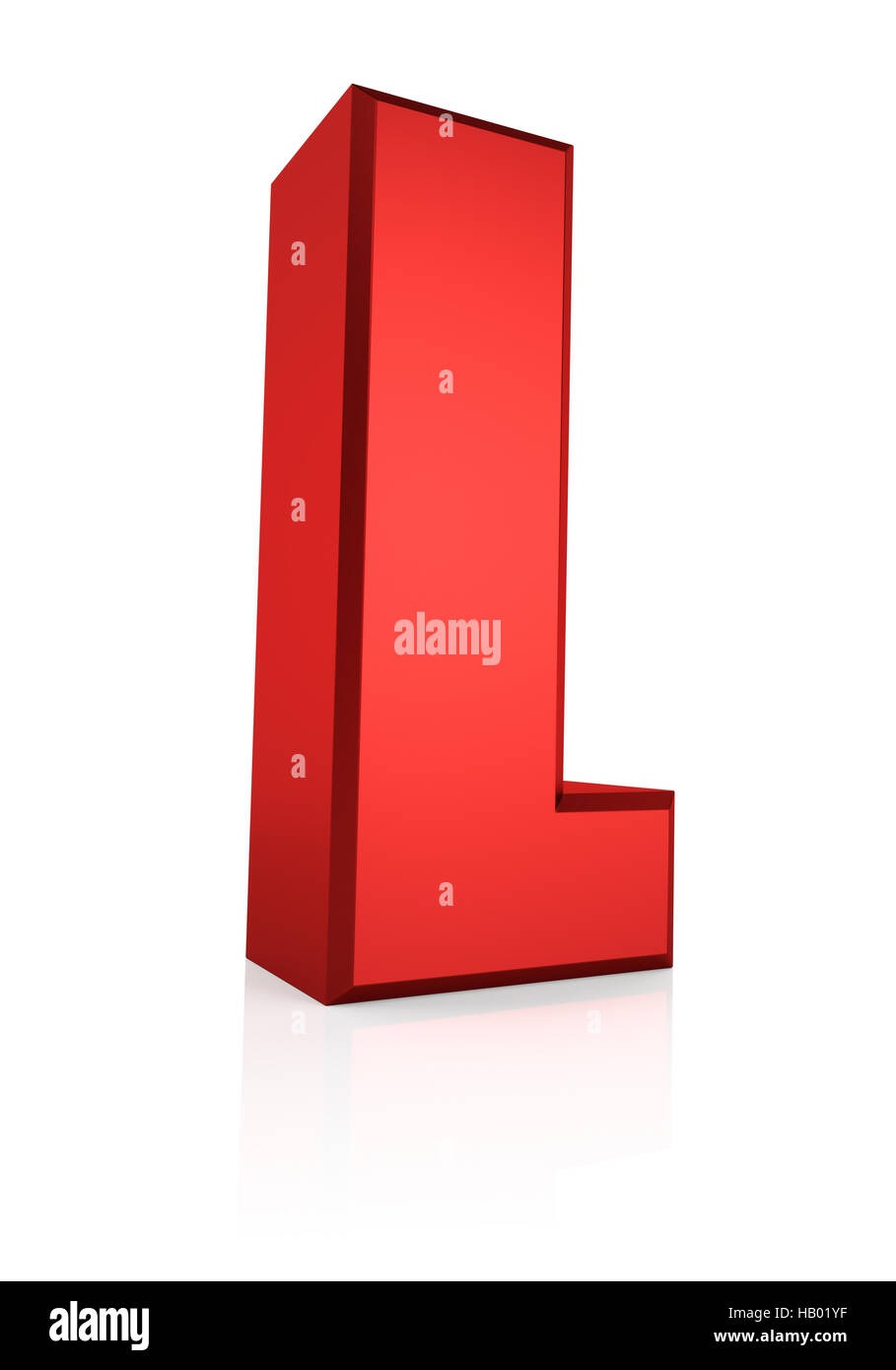 3d Letter L Stock Photo - Alamy