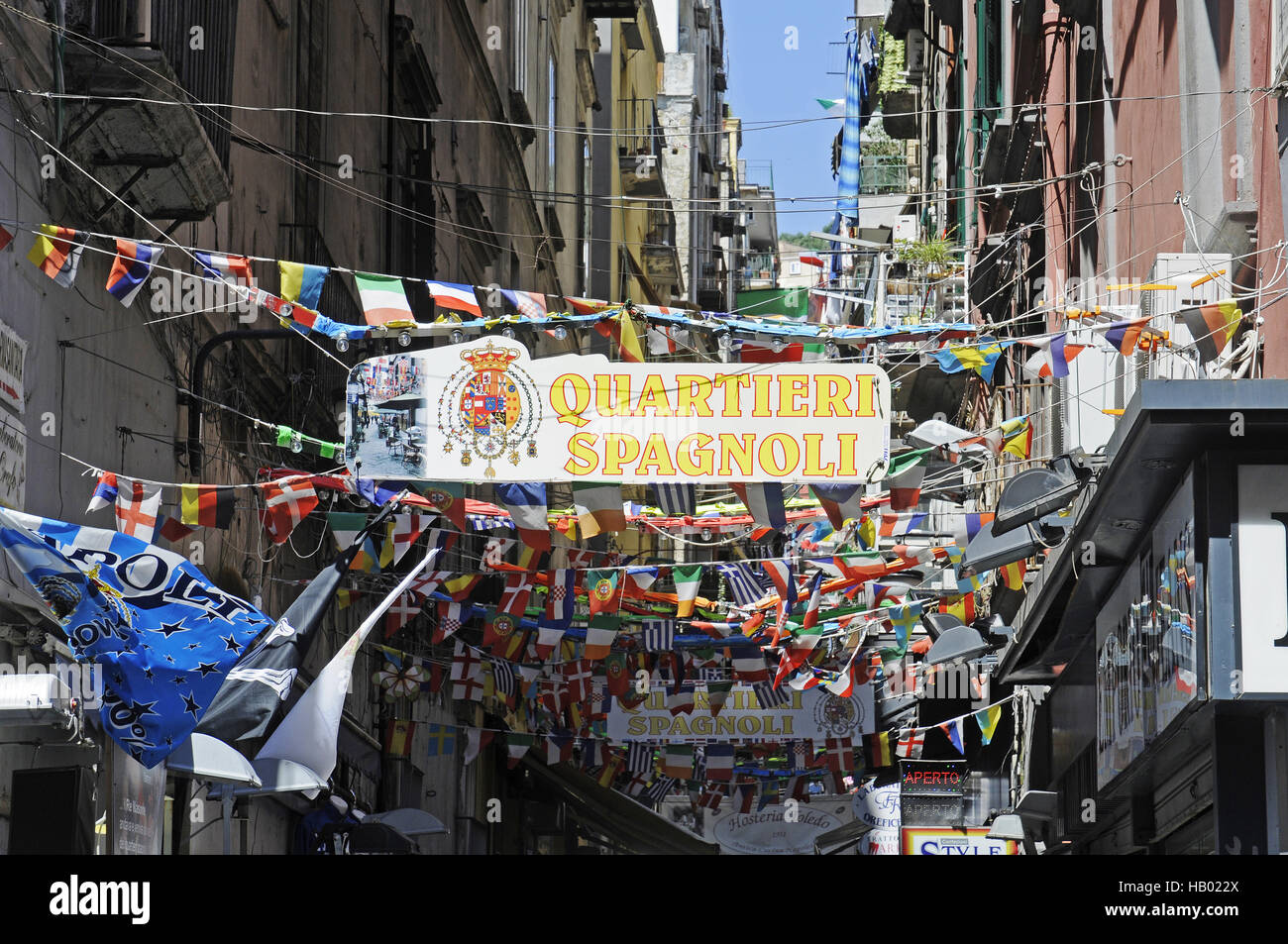 spanish quarter, Naples, Campania, Italy Stock Photo - Alamy