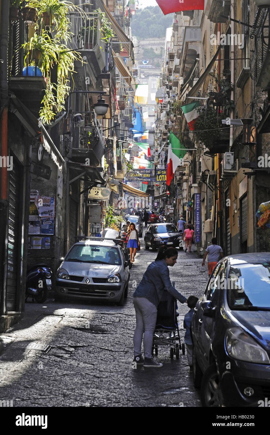spanish quarter, Naples, Campania, Italy Stock Photo - Alamy