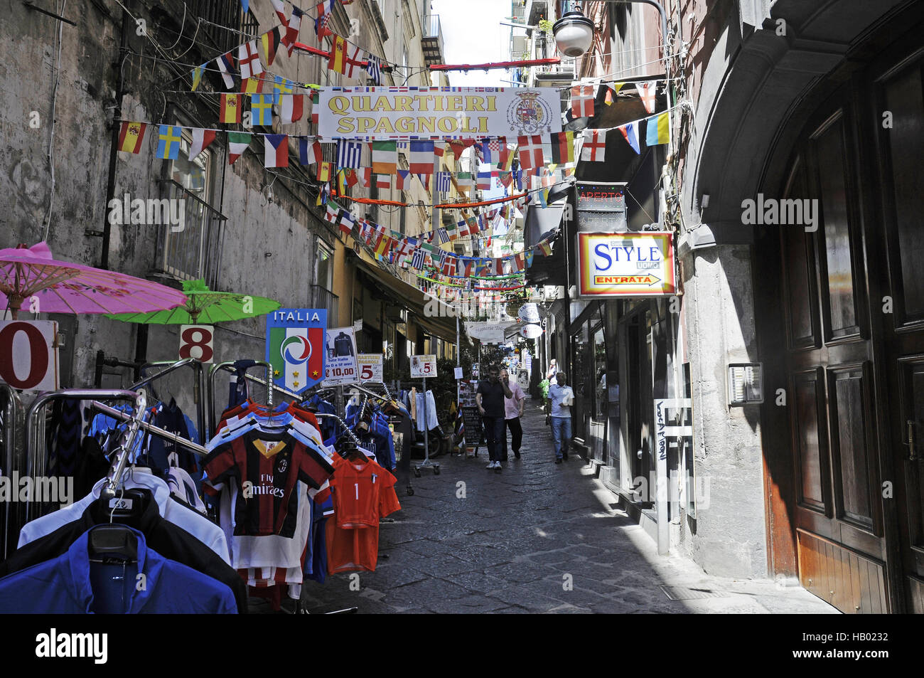 spanish quarter, Naples, Campania, Italy Stock Photo - Alamy