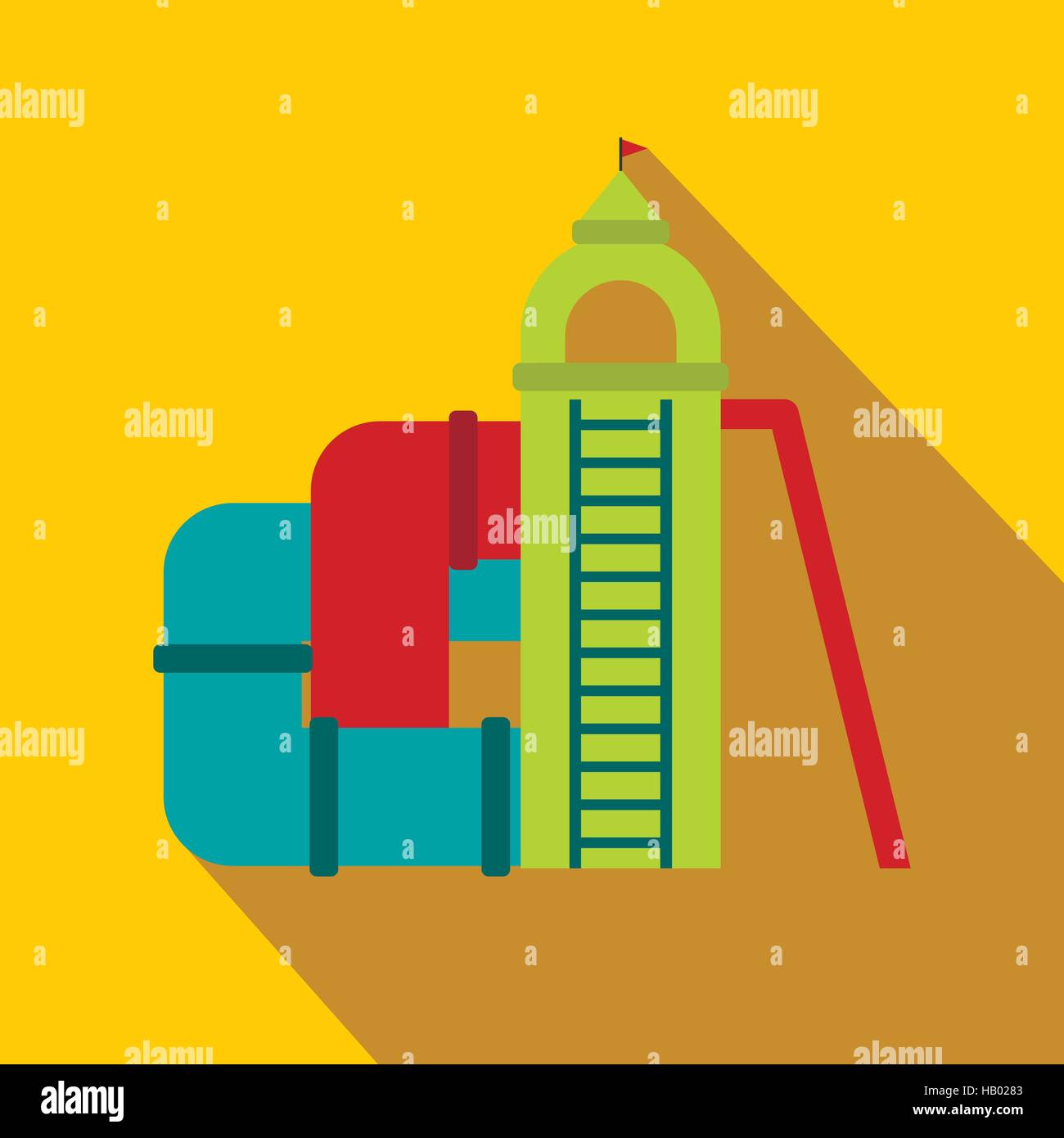 Playground slide ladder chute hi-res stock photography and images - Alamy