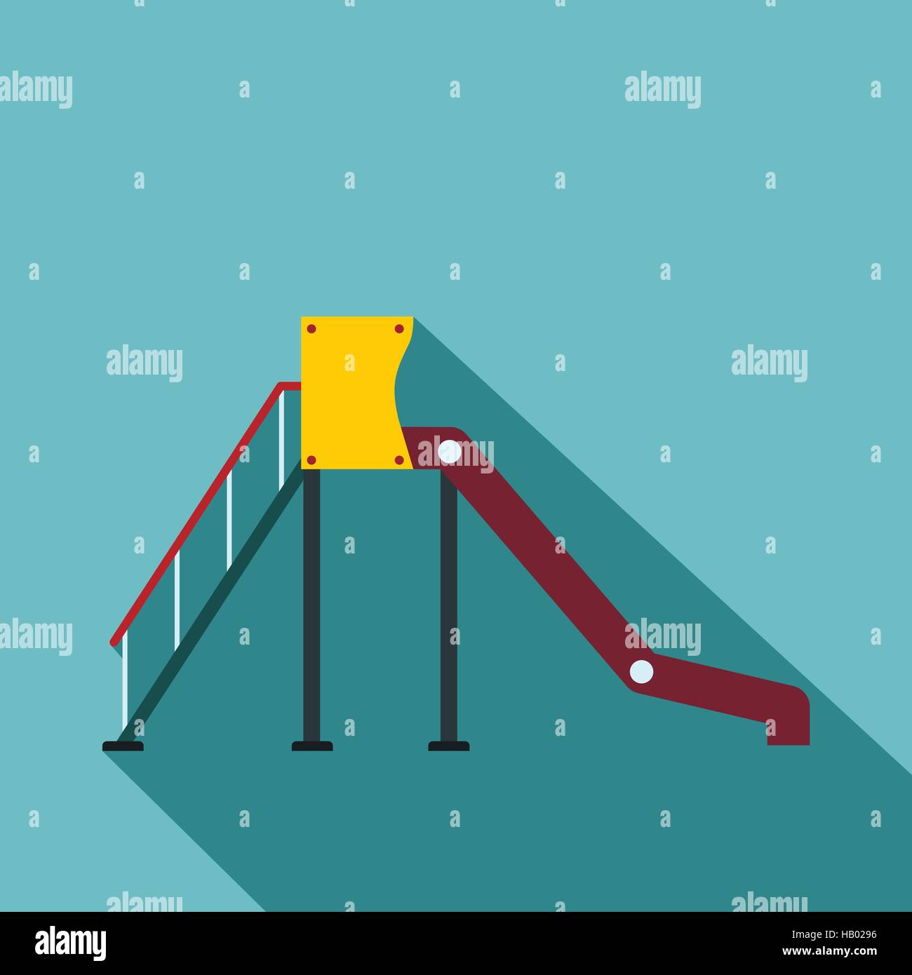Playground slide flat icon Stock Vector Image & Art - Alamy
