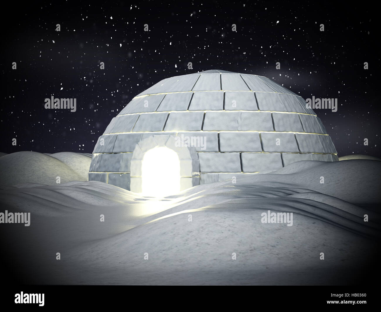 Igloo 3d hi-res stock photography and images - Alamy