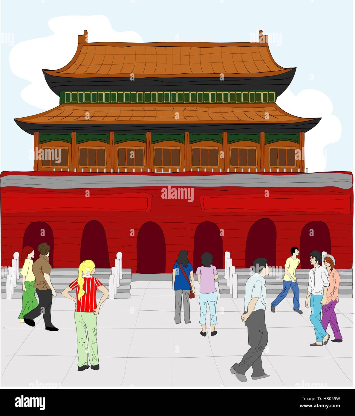 Tiananmen anniversary Stock Vector Images - Alamy