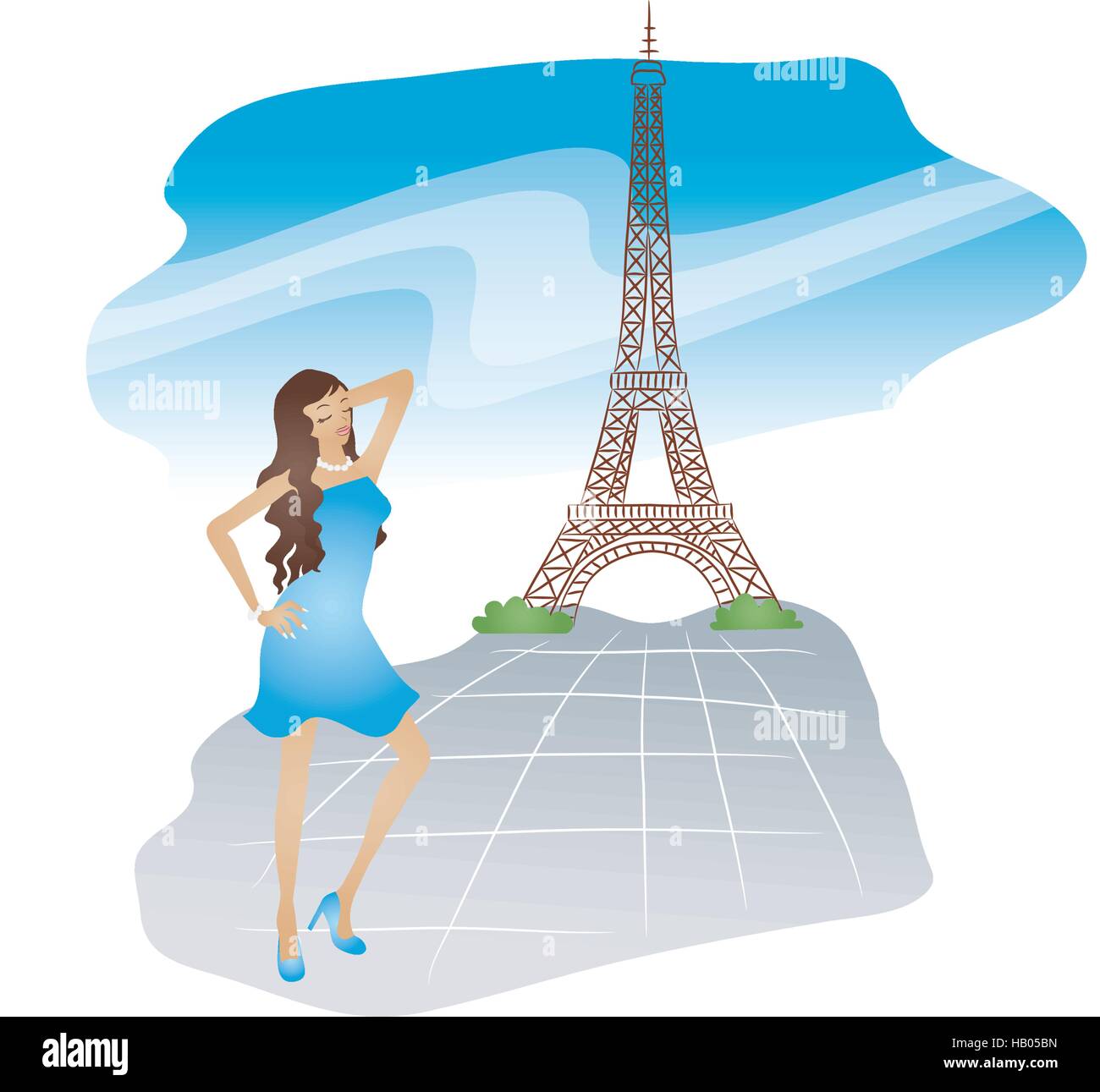 Paintings of paris Cut Out Stock Images & Pictures - Alamy
