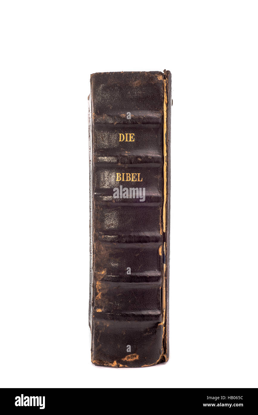 Old Dutch Bible Stock Photo - Alamy