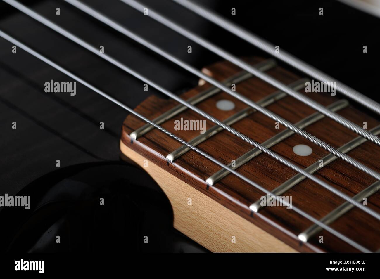 Detail 5-String E-Bass Stock Photo - Alamy