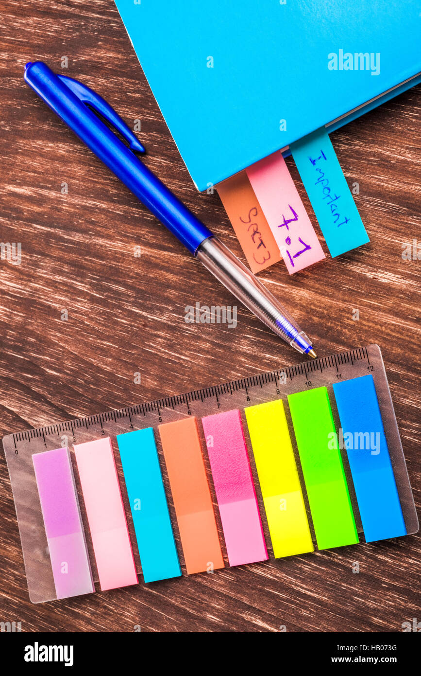 Page markers hi-res stock photography and images - Alamy